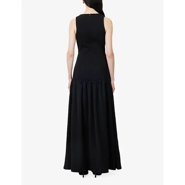 Oddmuse Dropped Waist Maxi Dress