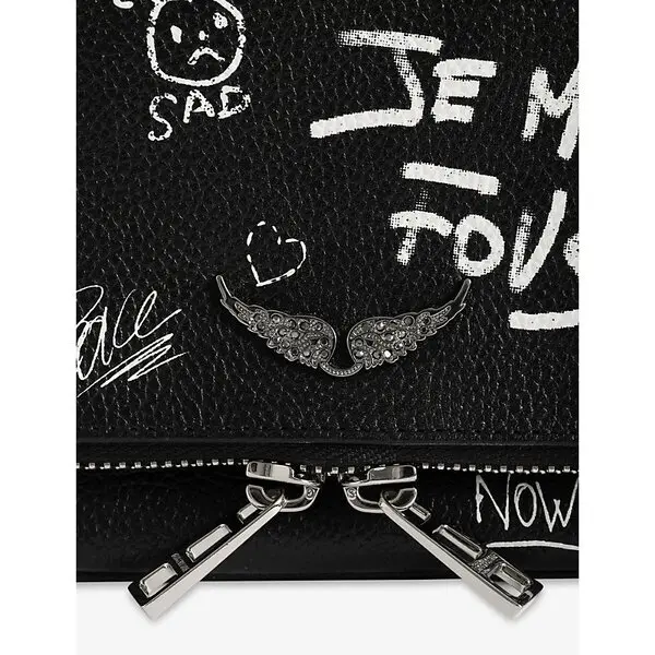 Zadig&Voltaire Rocky Art Mini Leather Shoulder Bag