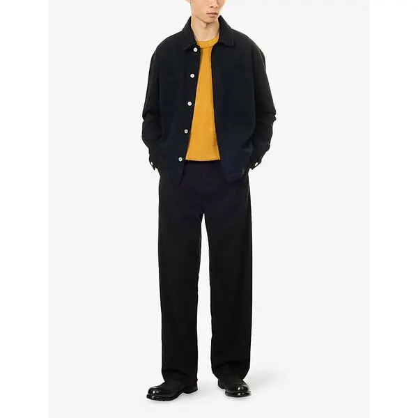 FRAME Relaxed-fit Cotton-canvas Chino Trousers