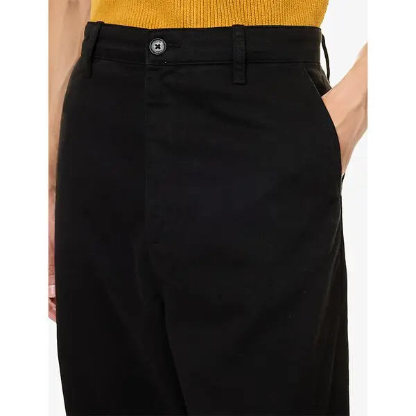 FRAME Relaxed-fit Cotton-canvas Chino Trousers