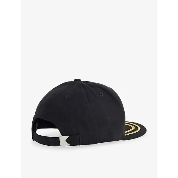Rhude Safari Crest-embroidered Canvas Cap - Black
