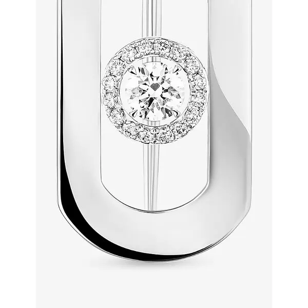 Messika 18ct Gold And 0.15ct Diamond Brooch