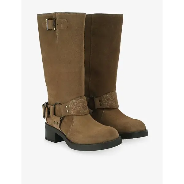 Steve Madden Bonetta High-leg Suede Boots