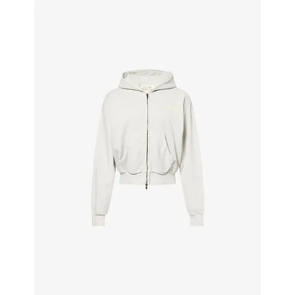 Fear Of God Full-zip Hoody - Washed Overcast