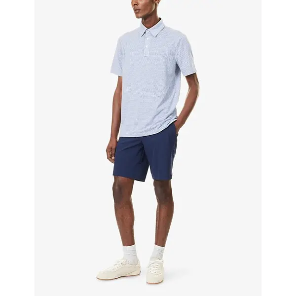 G/fore Mosaic All Play Stretch-cotton Polo Shirt