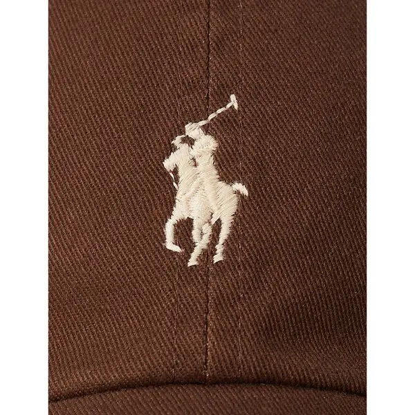 Polo Ralph Lauren Embroidered Cotton Twill Cap - Cooper Brown
