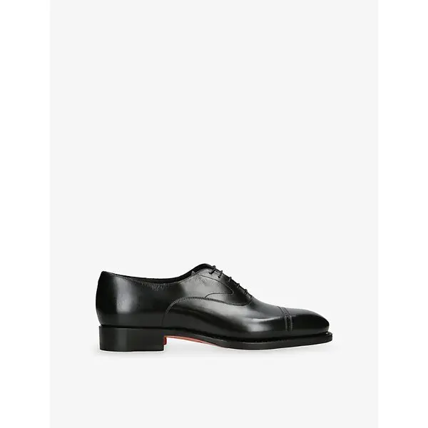 Santoni Adrian Leather Oxford Shoes