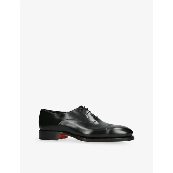Santoni Adrian Leather Oxford Shoes