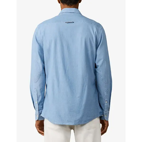 HACKETT Heritage Classic-fit Chambray Cotton Shirt