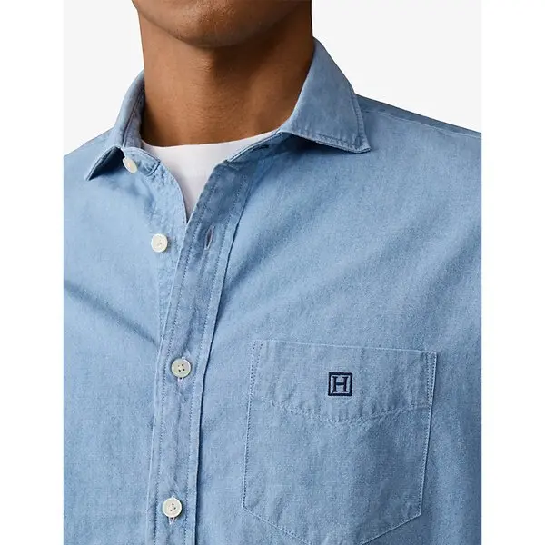 HACKETT Heritage Classic-fit Chambray Cotton Shirt