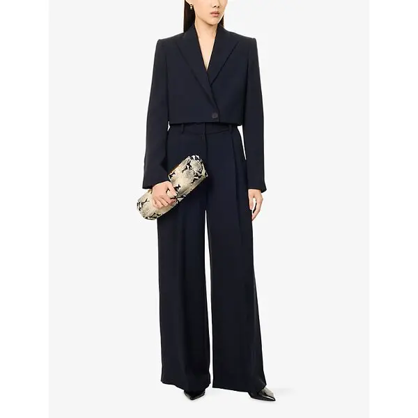 Galvan Cropped Twill Jacket