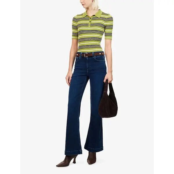 Paige Leenah Wide-leg Jeans