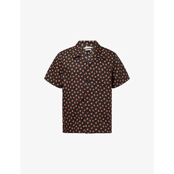 JW Anderson Camp-collar Short-sleeve Cotton Shirt