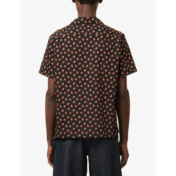 JW Anderson Camp-collar Short-sleeve Cotton Shirt