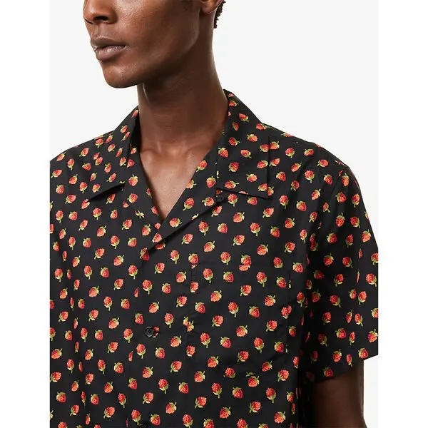 JW Anderson Camp-collar Short-sleeve Cotton Shirt