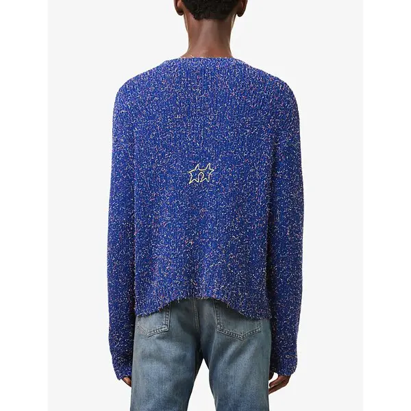 TWOJEYS Boogie Speckled-knit Cotton-blend Jumper