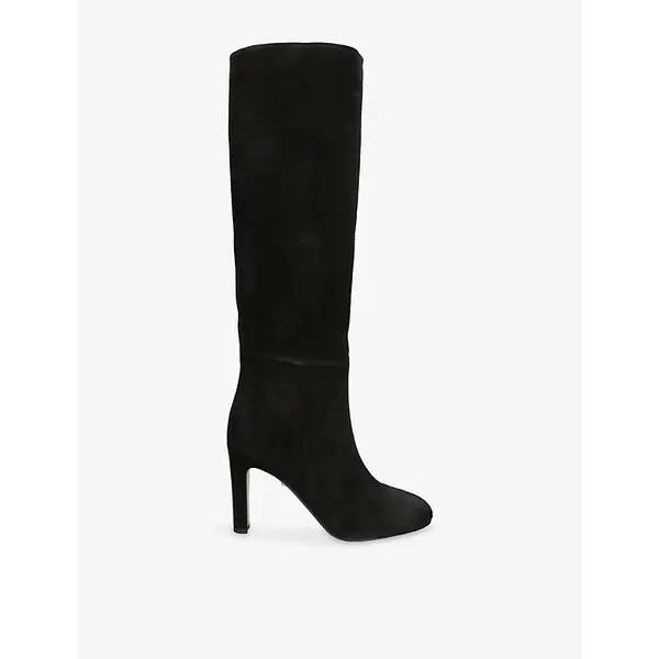 ALEVI MILANO Auryn 95 Suede Heeled Knee-high Boots