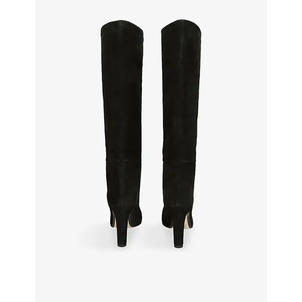 ALEVI MILANO Auryn 95 Suede Heeled Knee-high Boots
