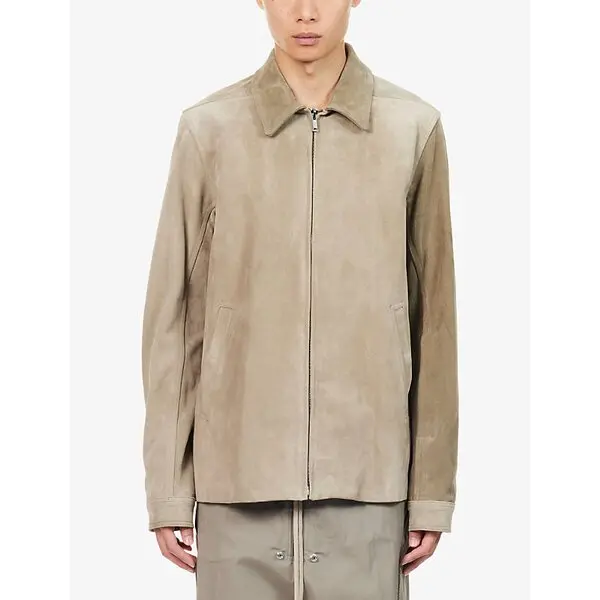Rick Owens Suede Leather Jacket