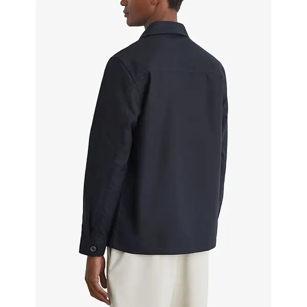 REISS Yorker Four-pocket Cotton-twill Jacket