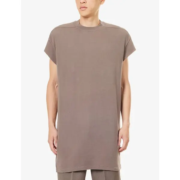 Rick Owens Jumbo Longline Cotton T-shirt