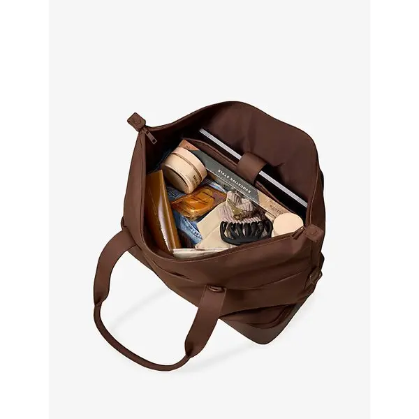 BEIS The Weekender Leather-trim Travel Bag