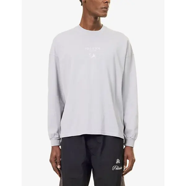 PELLADOR Nutmeg Long-sleeve Cotton T-shirt