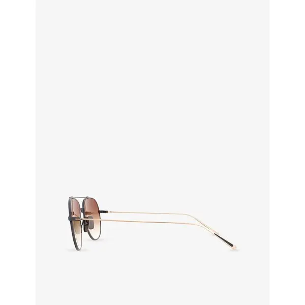 Dita D4000440 Artoa 79. Pilot-frame Metal Sunglasses