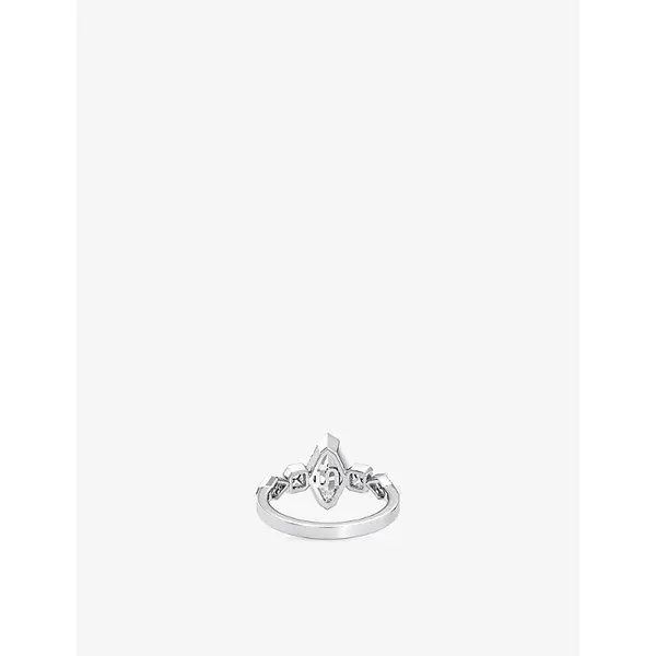 UNSAID 18ct And Lab Grown Diamond Ring - White Gold