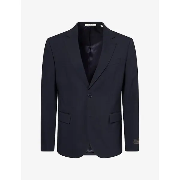 Gant Travel Single-breasted Wool Suit Blazer