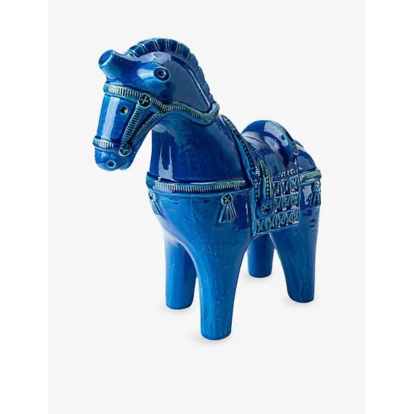 BITOSSI CERAMICHE Figura Di Cavallo Ceramic Sculpture Figurine