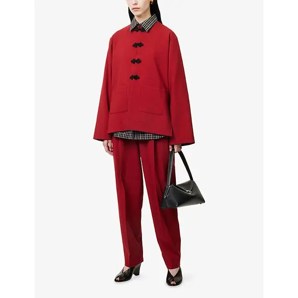 ROHE FRAMES Daria Tapered Wool Trousers