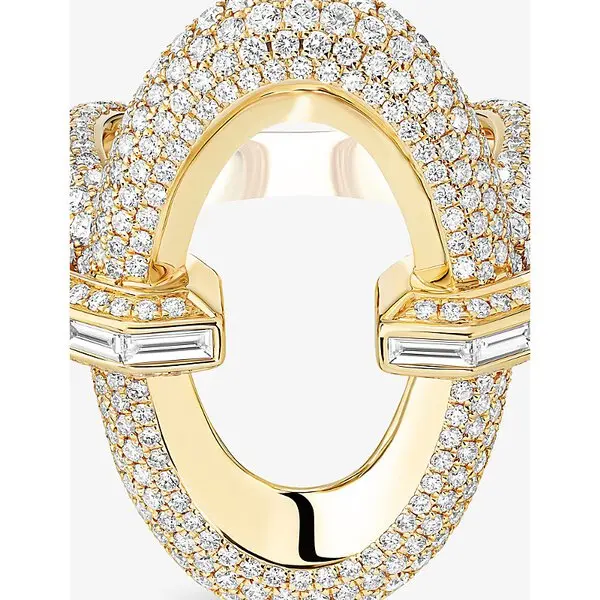 Messika Groove 3.25ct Diamond Cocktail Ring In Gold