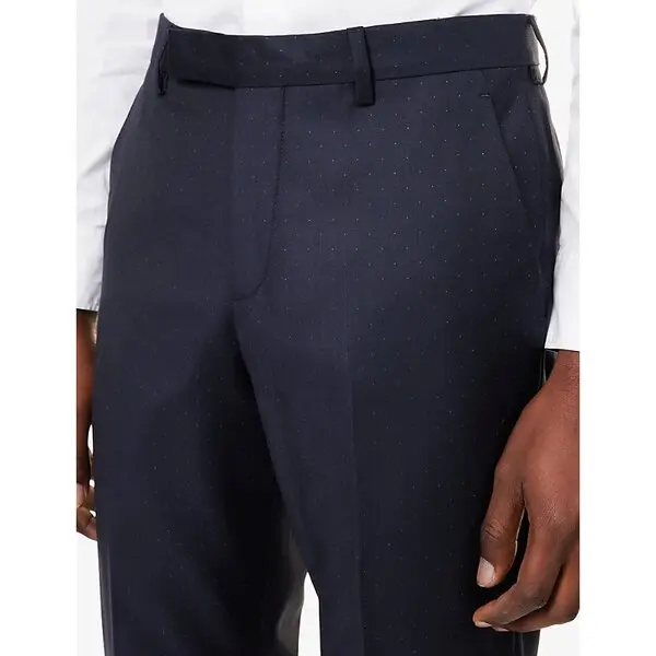 Paul Smith Pin Dot Slim-fit Wool Trousers