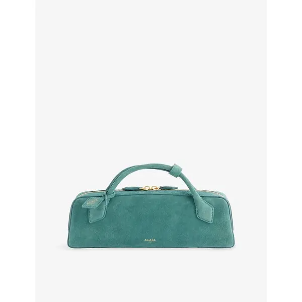 Alaïa Le Teckel Suede Clutch Bag