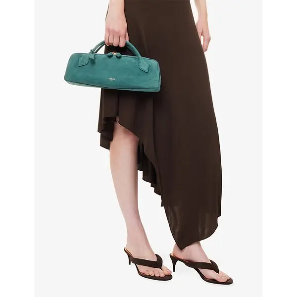 Alaïa Le Teckel Suede Clutch Bag