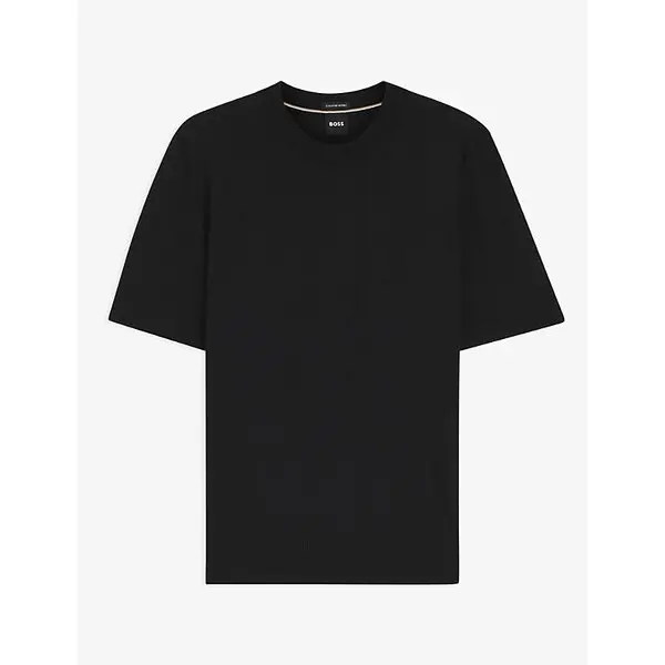 BOSS Short-sleeved Knitted Wool T-shirt