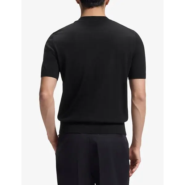 BOSS Short-sleeved Knitted Wool T-shirt