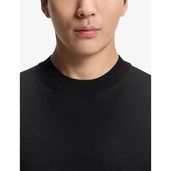 BOSS Short-sleeved Knitted Wool T-shirt