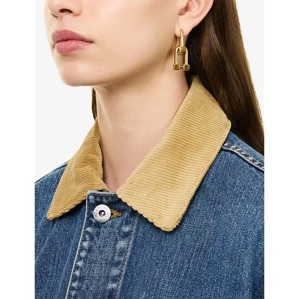 JW Anderson Corduroy Collar Cotton Denim Jacket