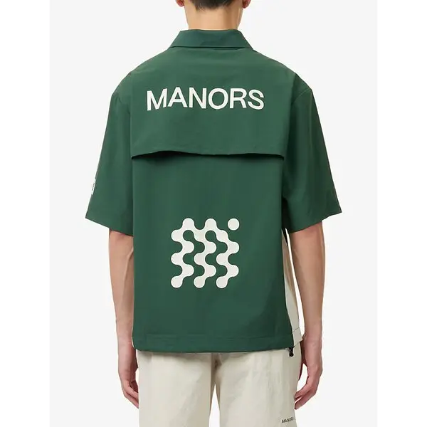 MANORS Shooter Branded Stretch-woven Polo Shirt