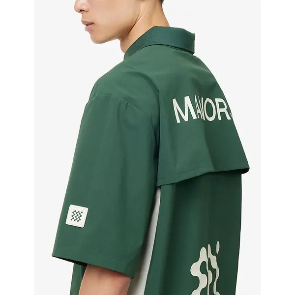 MANORS Shooter Branded Stretch-woven Polo Shirt