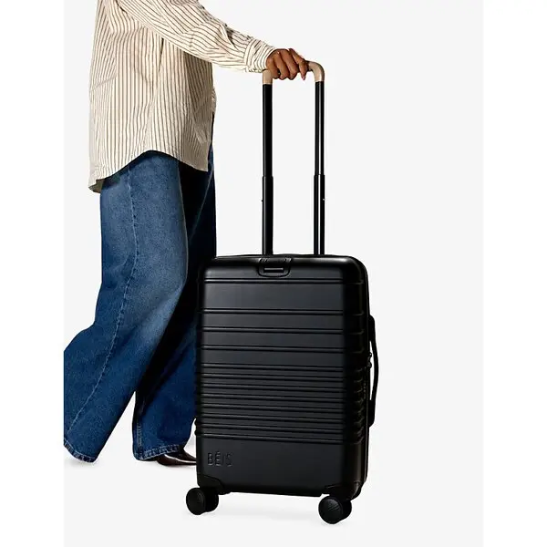 BEIS The Medium Check-in Roller Suitcase - Black