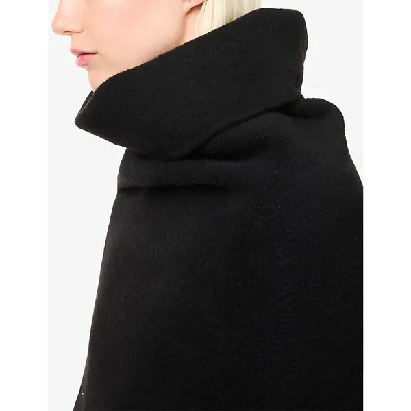 Rick Owens Dagger Belted Cashmere Coat