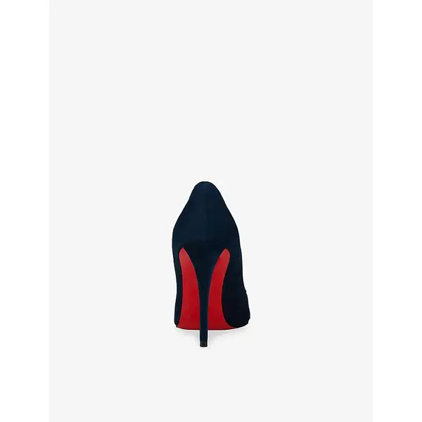CHRISTIAN LOUBOUTIN Suede Pointed Toe Pumps