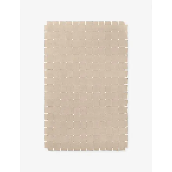 FERM LIVING Foundation Wool And Cotton Rug 170cm X 240cm - Cashmere