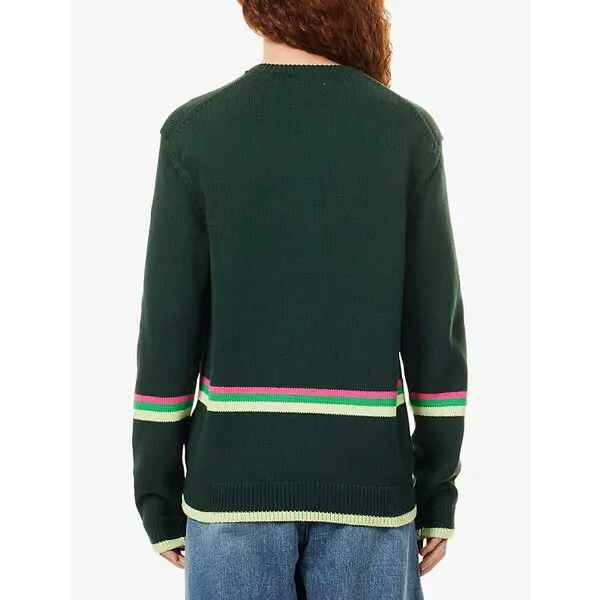 JW Anderson Sheep Intarsia Cotton Knit Jumper