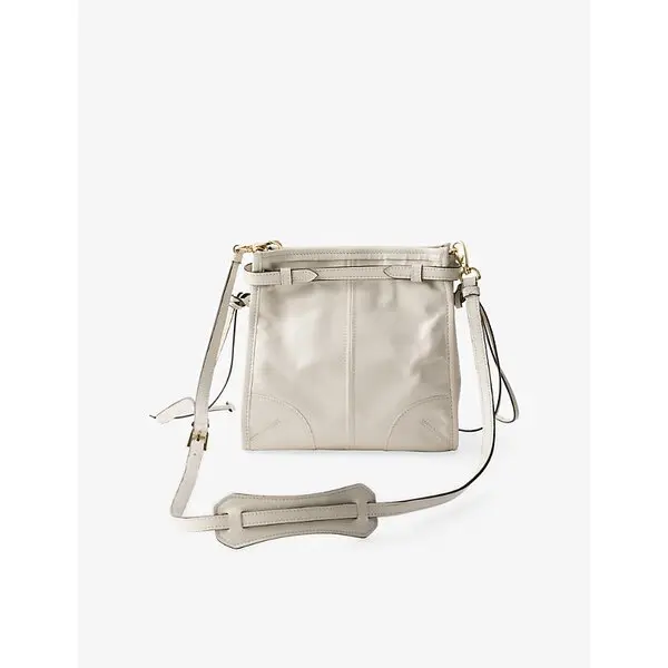Prada Bonnie Leather Mini Shoulder Bag - White