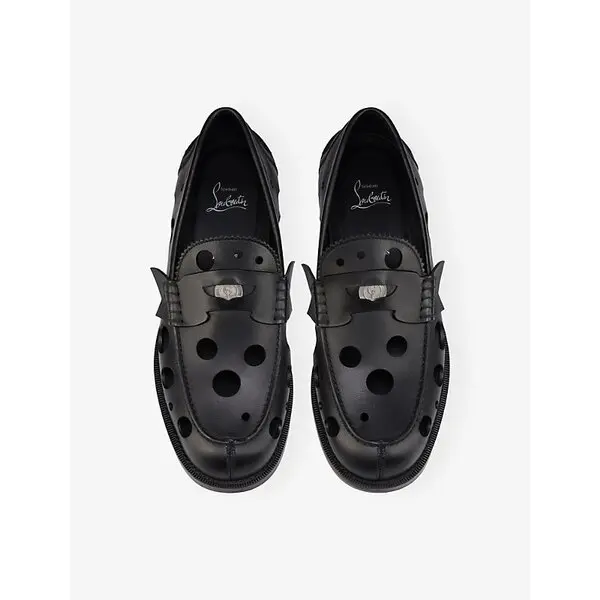 CHRISTIAN LOUBOUTIN The Plato Dots Leather Loafers