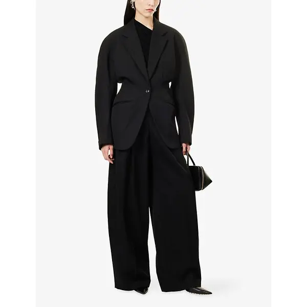 MUGLER Hourglass Tailored Wool Jacket
